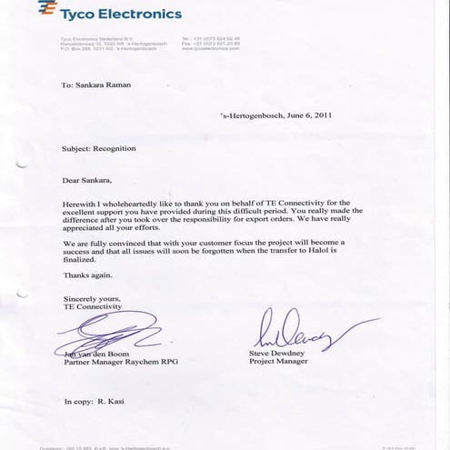 Partner Manager appreciation | PDF