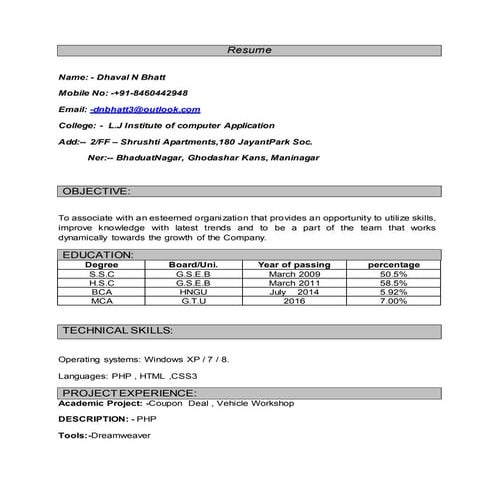 CV1 (1) | DOCX | Resume Writing and Advice | Job Search