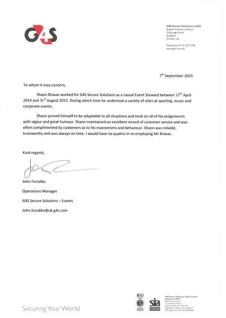 MSC Certificate | PDF