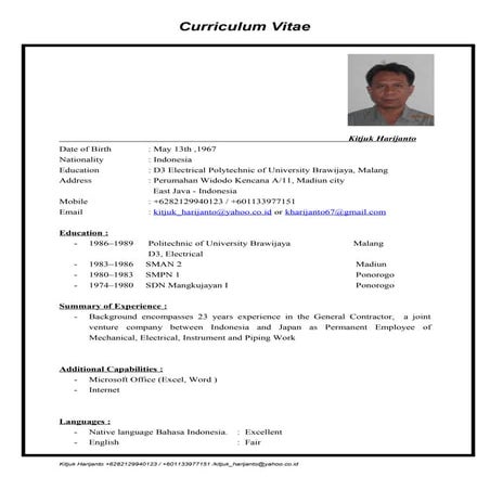 CV_Julius Gunawan | PDF