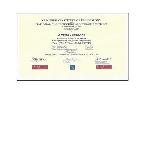 Cloud Computing Certificate | PDF | Cloud Computing | Internet