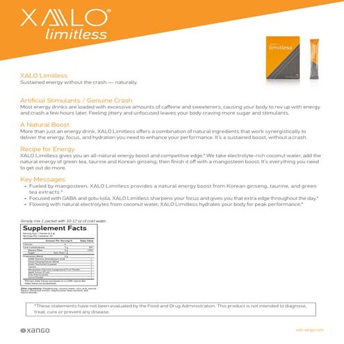 XALO Limitless flyer | PDF