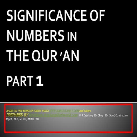 065 the significance of numbers-01 | PPT