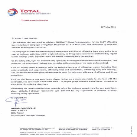Recommendation Letter | PDF