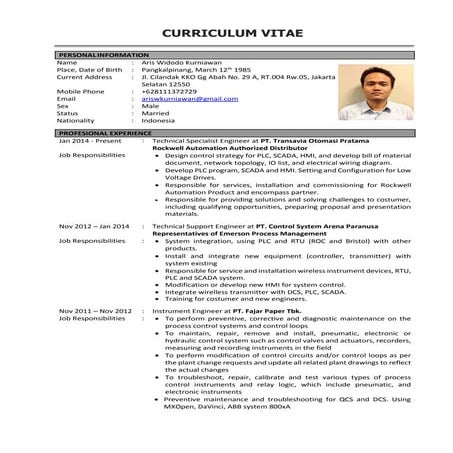 CV Aris Widodo | PDF