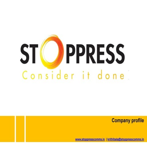 STOPPRESS PROFILE PPT (1) | PPTX