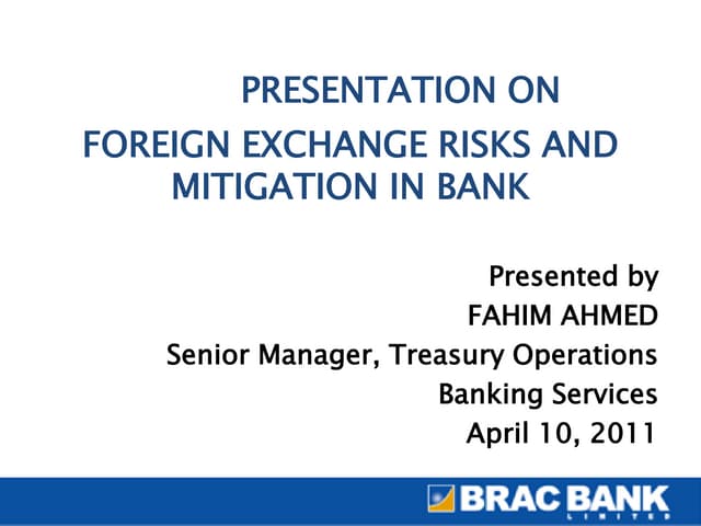 Treasury operations in_banks | PPT