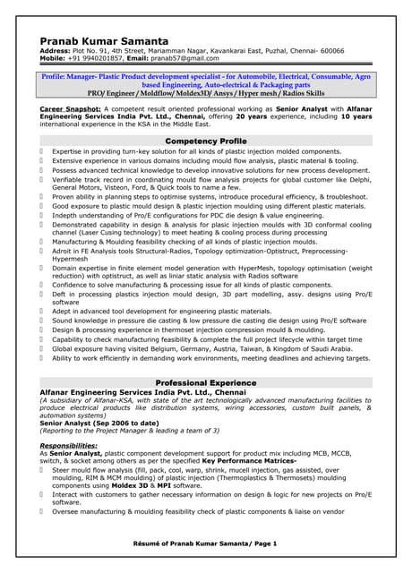 Utpal bose resume | PDF