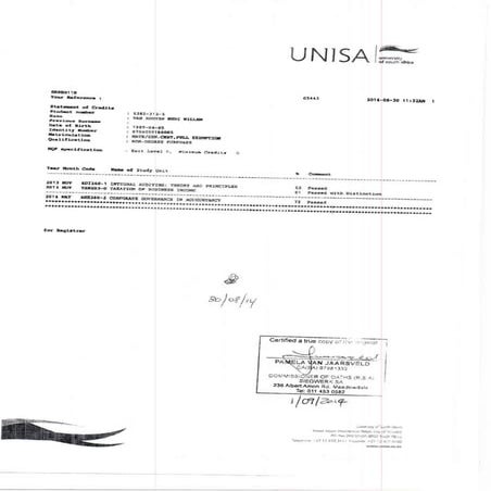 UNISA marks.PDF