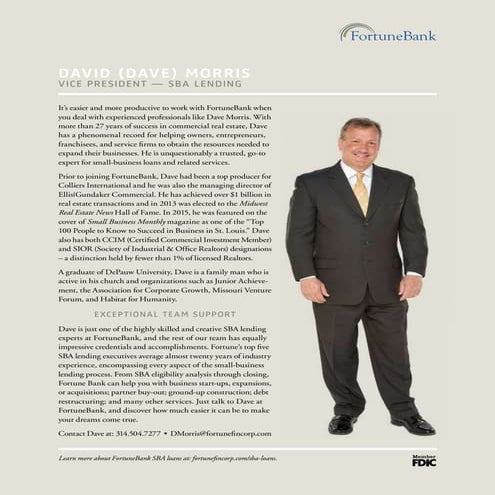 Dave Morris Bio | PDF