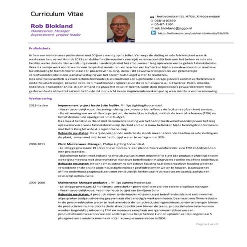 CV Rob September 2015 versie 2 | DOCX