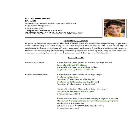 shahid cv | DOCX
