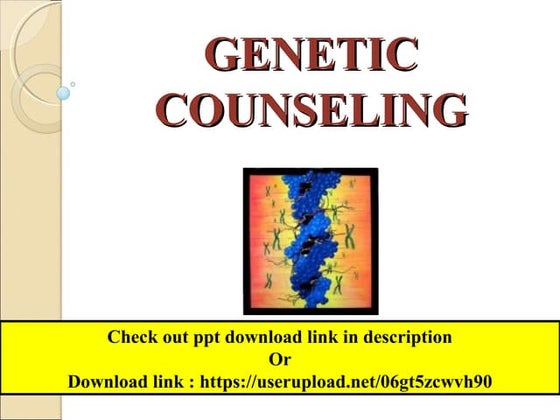 Explanation slides Multifactorial conditions | PPT