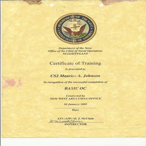 US MARINE CERT | PDF