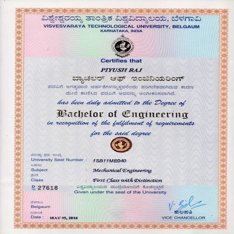degree certificate | PDF