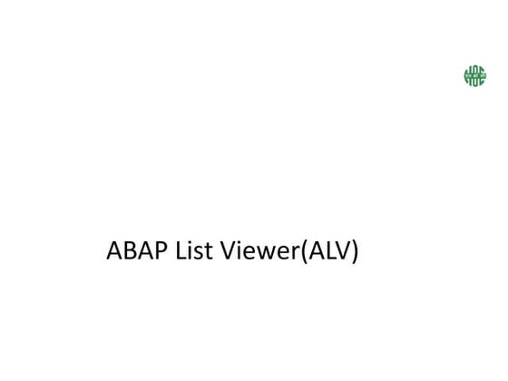 Sap Abap Module Pool Programming Give By Rahul Mehta Pptx Programming Languages Computing