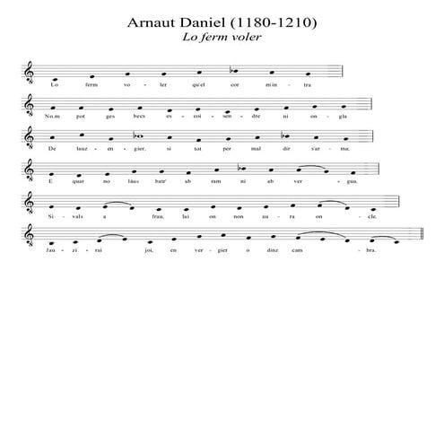 06 arnaut daniel lo ferme voler | PDF
