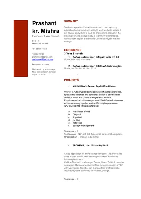 Naganjaneyulu_Resume | PDF | Business Accounting & Finance | Business