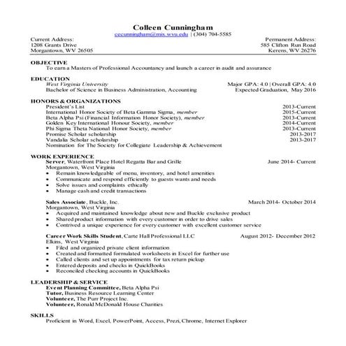 Active Resume | DOCX