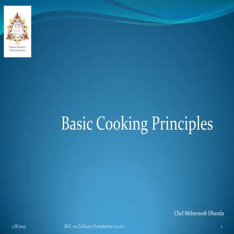 06 basic cooking principles | PPTX