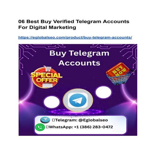 06 Best Buy Verified Telegram Accounts For Digital Marketing.pdf