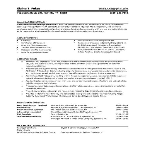 CPM Resume 8-11-15 | PDF