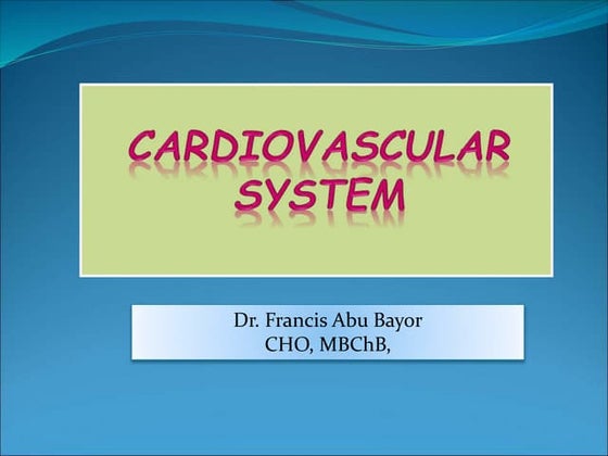 Cardiovascular system of goat | PDF