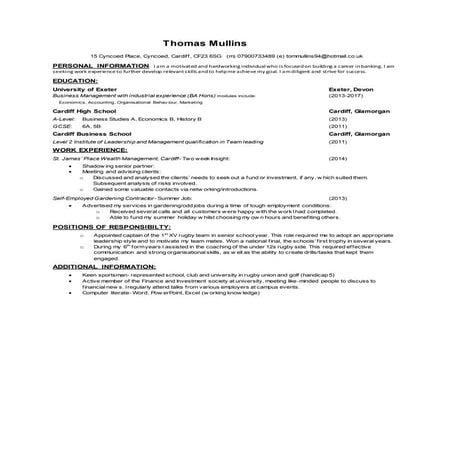 DOC CV AMENDMENTS | DOCX | Rugby Union | Rugby