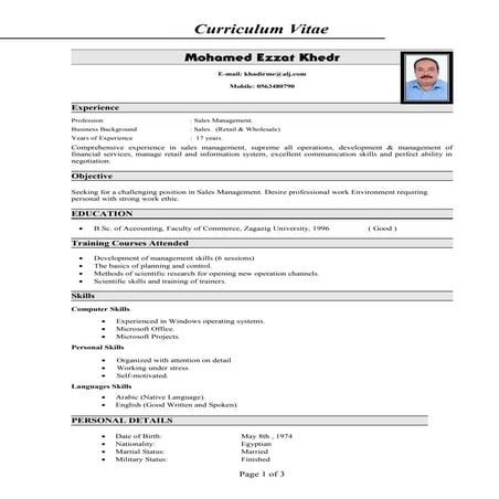 Mohammed Ezzat CV++++ | DOC