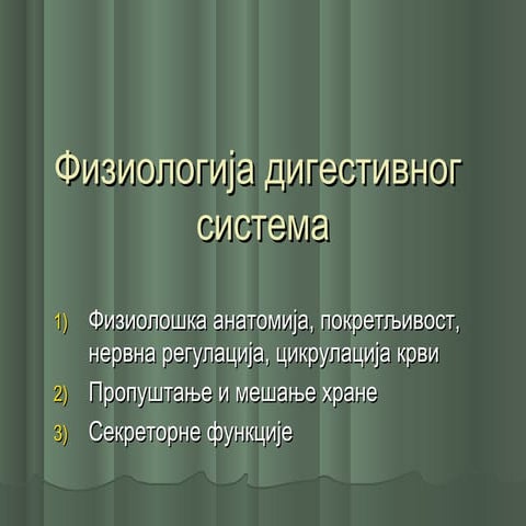 Digestivni sistem | PPT