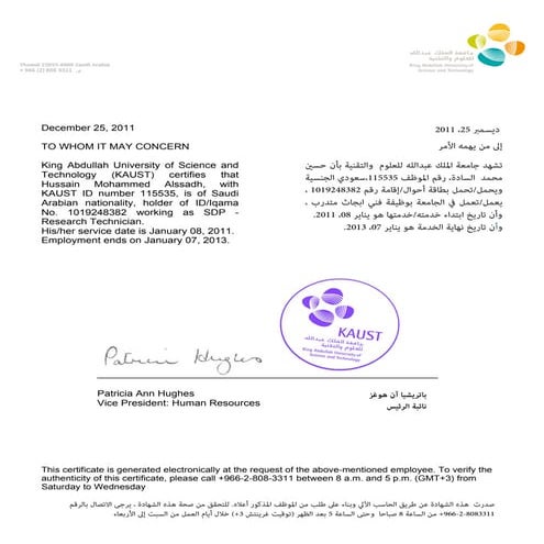 KAUST Exprince | PDF