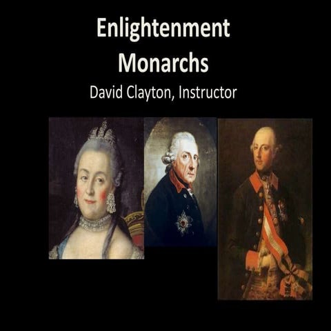 06 Enlightenment Monarchs | PPTX | Religion & Spirituality
