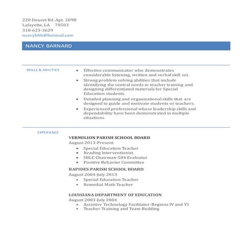 Resume - Tracy R Benner | PDF