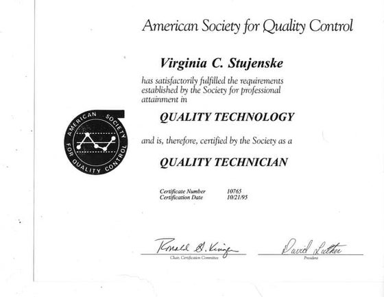 ASQ Certified Mechanical Inspector | DOCX