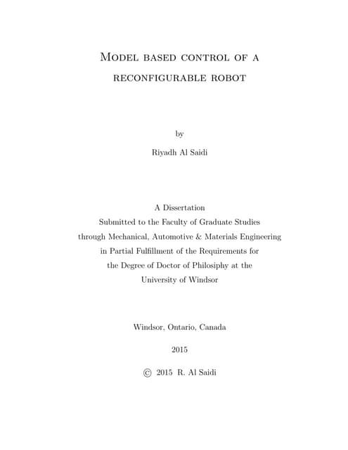 FundamentalsofRobotics FundamentalsofRob | PDF