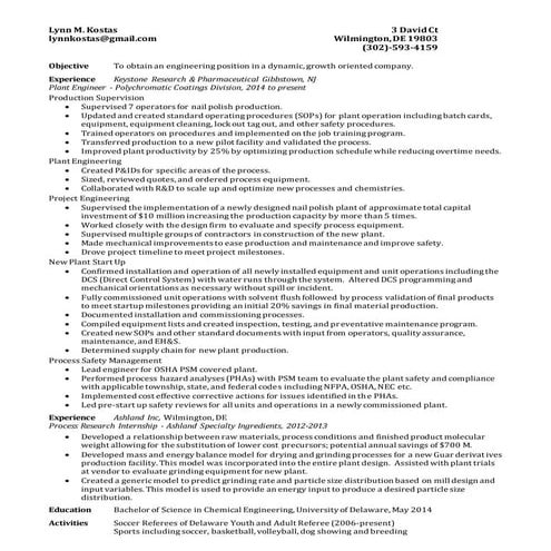 Lynn Kostas Resume 2016 | DOCX