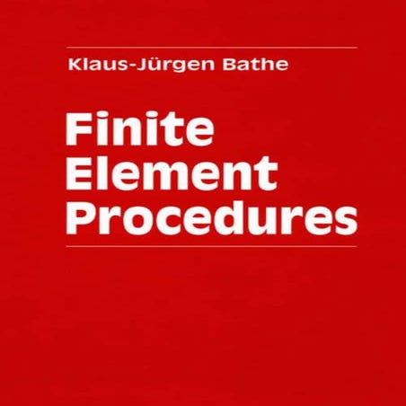 Finite element procedures by k j bathe | PDF
