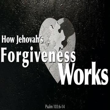 How Jehovah's Forgiveness Works | PDF