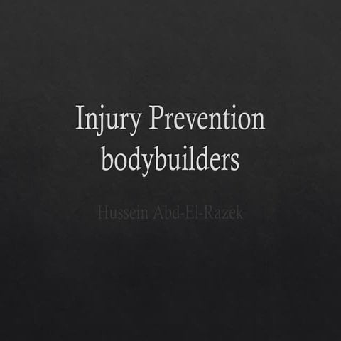 Weight Training Safety Rules | PPTX