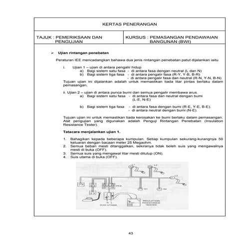 Penerangan ujian rintangan penebatan | DOC