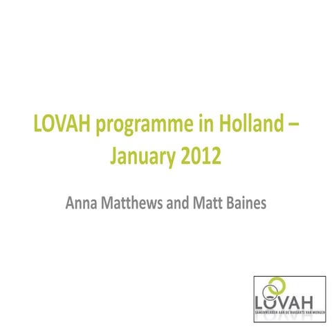 06 lovah presentation anna matthews _ matthew baines | PPT