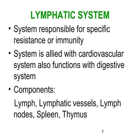 06 lymphatic system | PPT