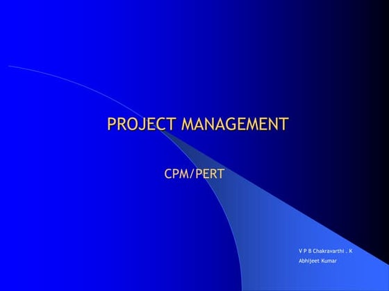 CPM AND PERT | PDF | Computer Software and Applications | Computing