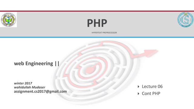 Php Arrays Indexed And Associative Array Ppt 0515