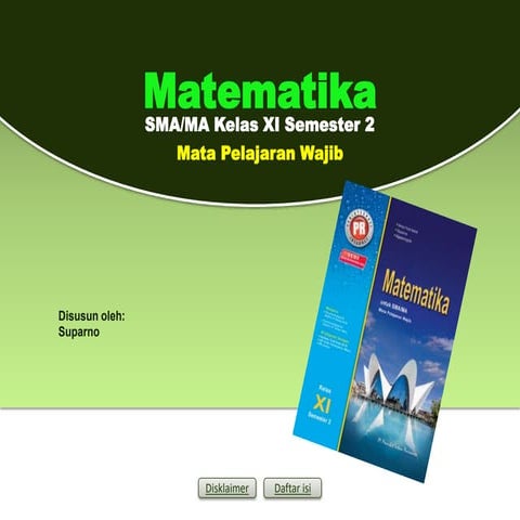 PPT PR MAT WAJIB 11B dari intan pariwara | PPTX