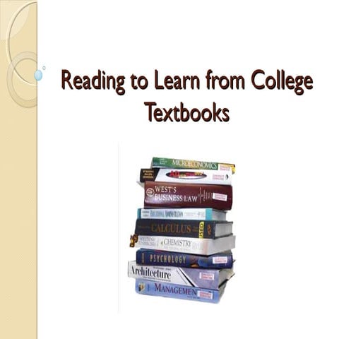 Reading to Learn | PPT