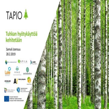 Samuli Joensuu, Tapio Oy | PPTX