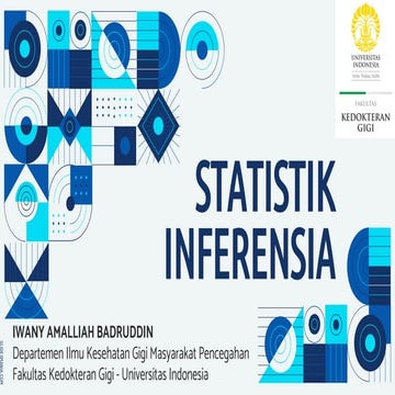 06 Statistik Inferensia spss kuliah mata ajar | PDF