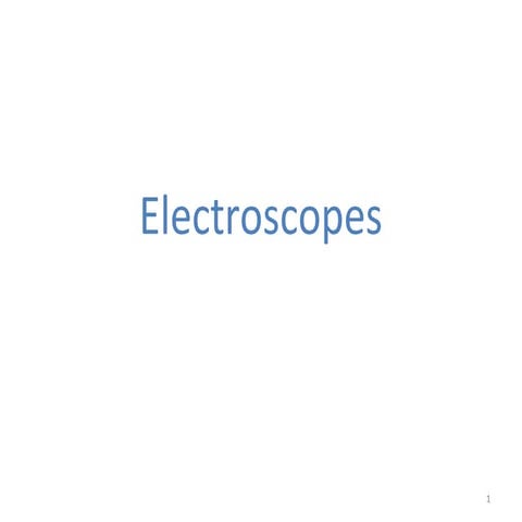 06 types of electroscopes | PPT