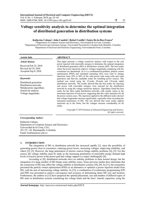 OPTIMAL RECONFIGURATION OF POWER DISTRIBUTION RADIAL NETWORK USING ...